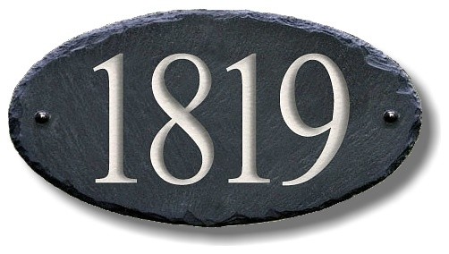 Home Décor Address Signs Address Number House Numbers Custom Stone ...
