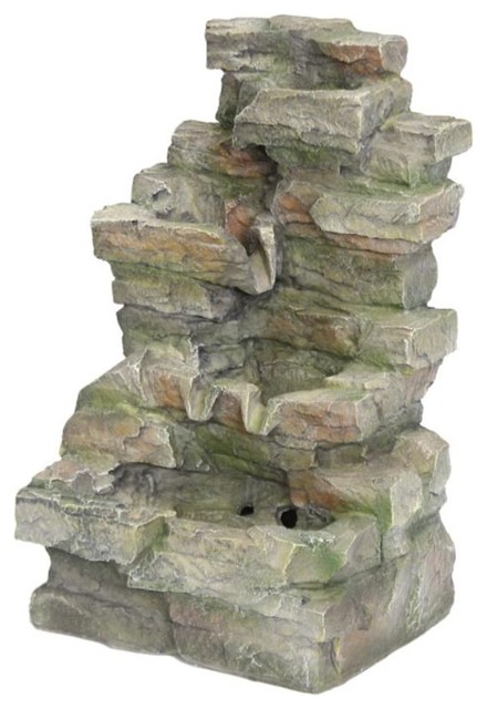 Ingeniously Lovely Cutwork Fish Charger - Rustic - Indoor Fountains ...