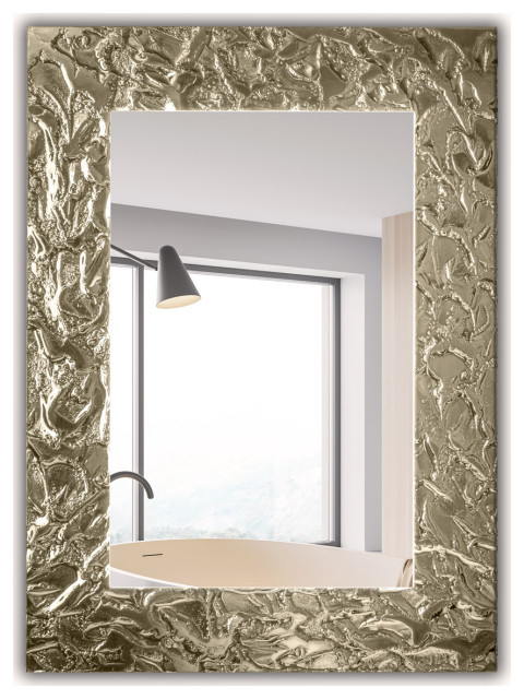 Rina Luxury Single Vanity Mirror - Contemporary - Bathroom Mirrors - by ...