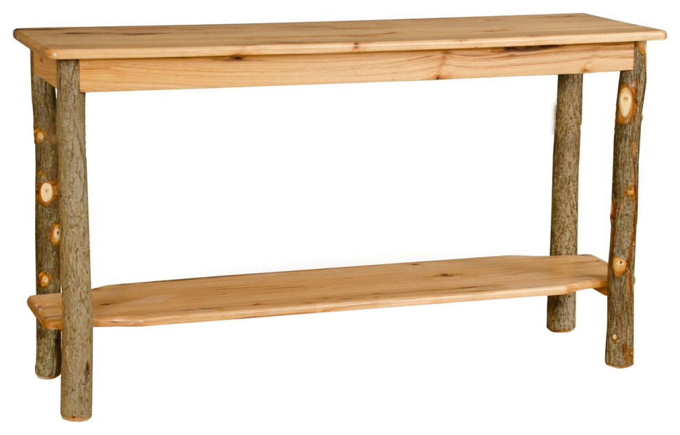 Hickory Log Sofa Table - Rustic - Console Tables - by Furniture Barn ...