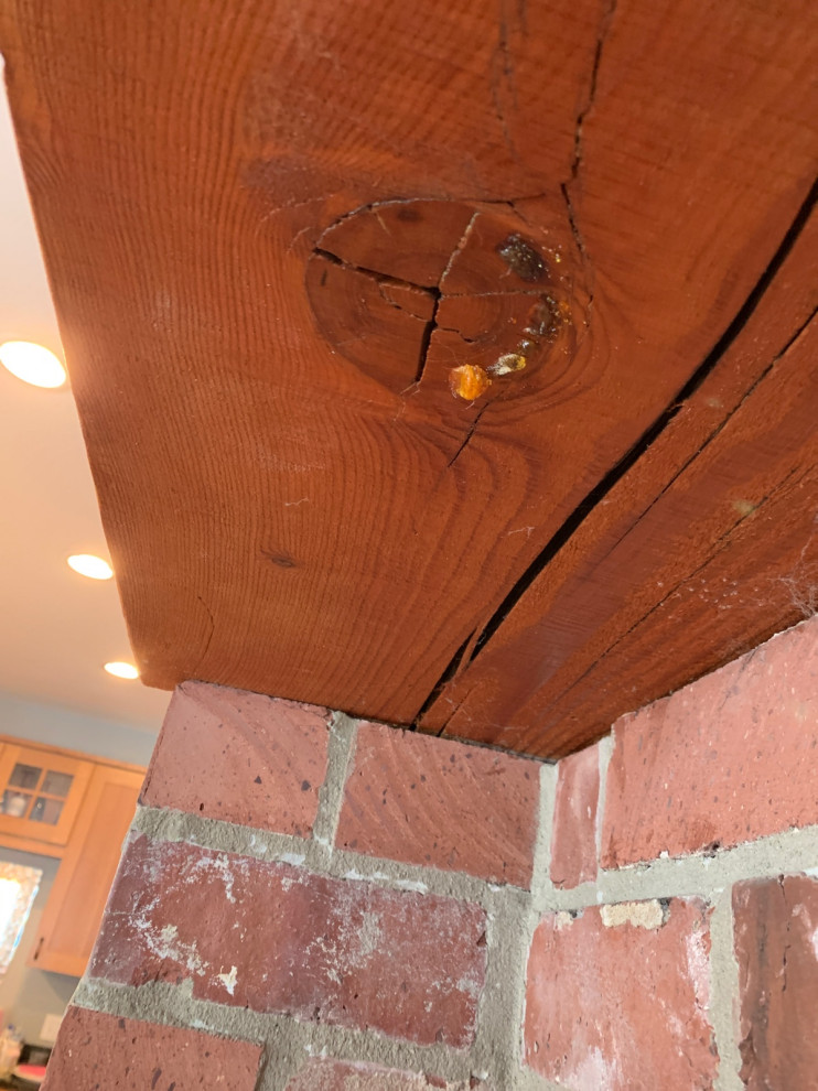 what is this dripping from the wood mantle?