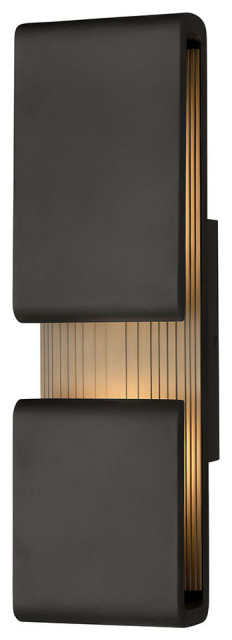 Hinkley Contour Outdoor Wall Mount 2815BK, Black - Transitional ...