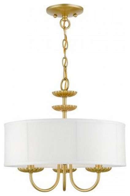 3 Light Pendant In Transitional Style-15 Inches Tall and 16 Inches Wide ...