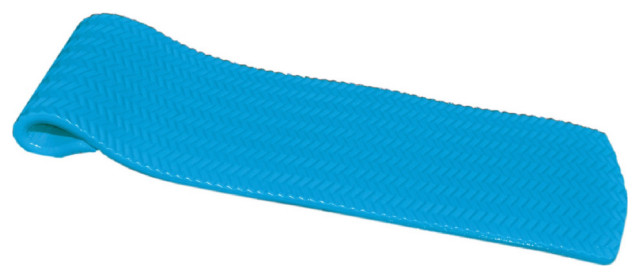 74" Sofskin Rippled Blue Floating Swimming Pool Mattress - Modern ...