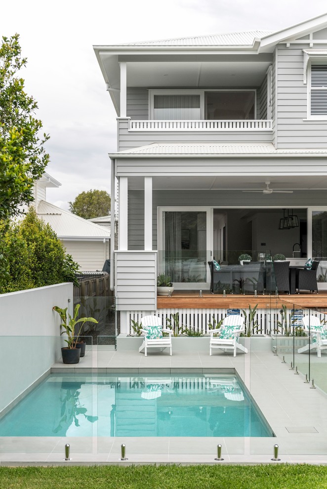 S&T New Home - Transitional - Pool - Brisbane - by Big House Little ...