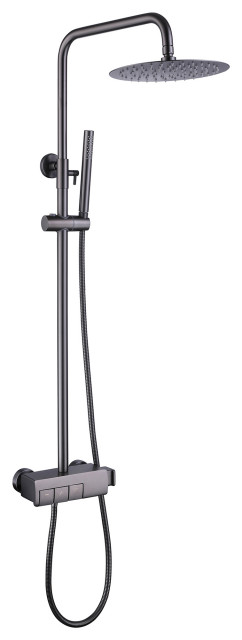 Luxury 3-Function Complete Shower System With Tub Faucet And Rough-In ...