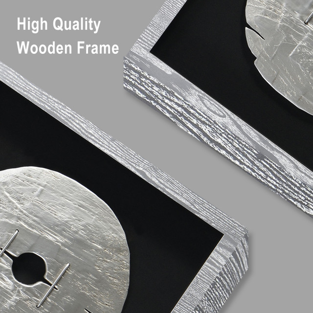 3D Wall Decor with Wood Carving，Shadow Box Wall Art - Contemporary ...