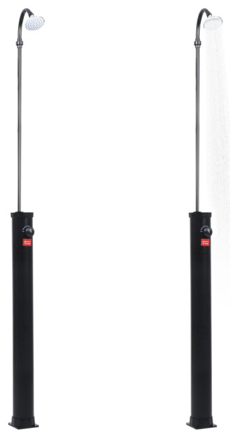 vidaXL Outdoor Solar Shower Garden Swimming Pool Shower with Head ...