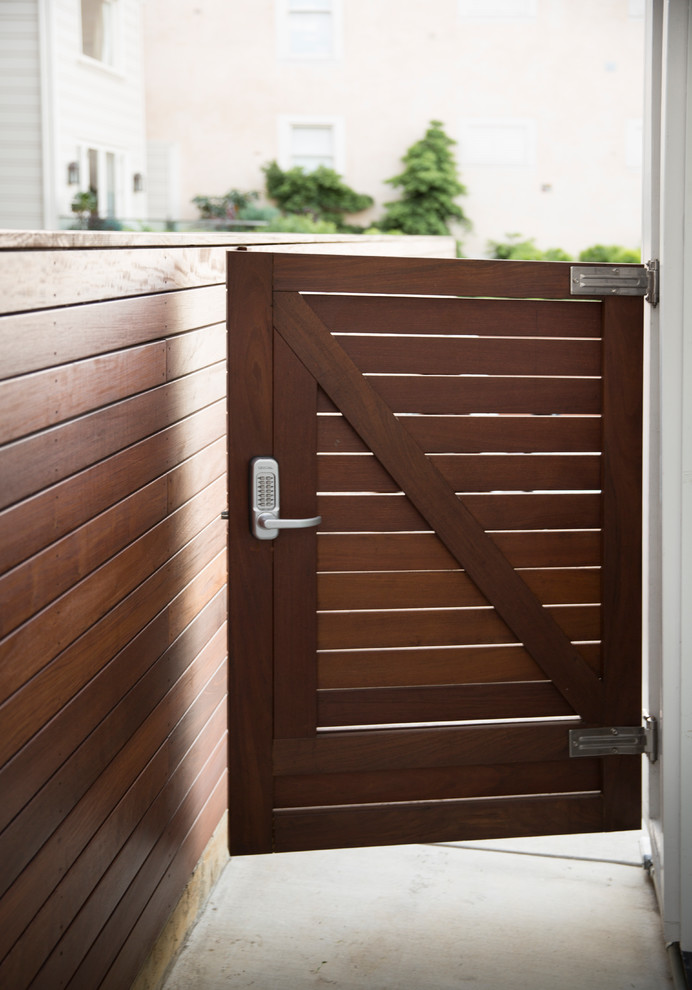 Ipe Gate - Contemporary - Entry - San Francisco - by Jeff King & Company