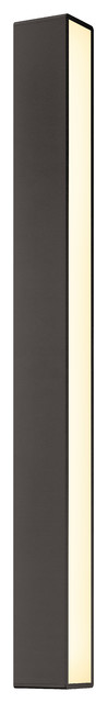 Sideways Inside-Out 24" LED Sconce, Textured White - Modern - Wall ...