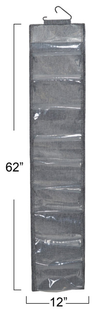 20-Pocket Closet Shoe File - Transitional - Shoe Storage - by Household ...