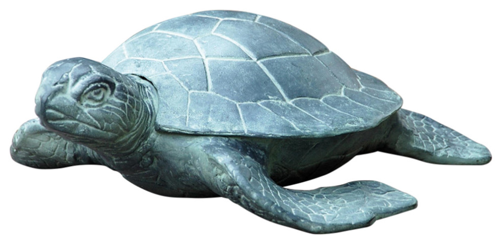 Garden Turtle Sculpture - Beach Style - Garden Statues And Yard Art ...