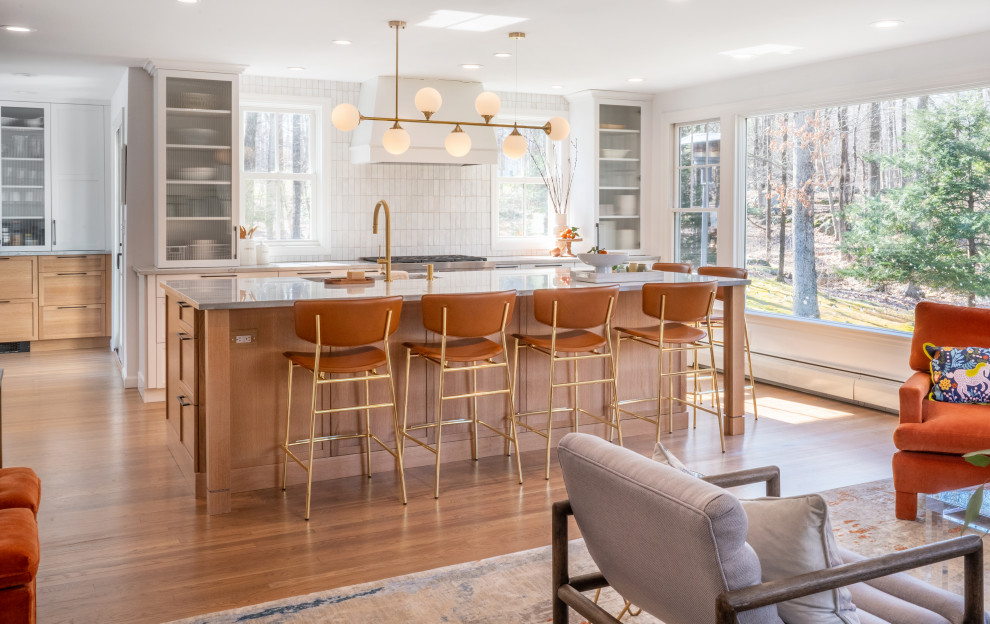 Mid-Century Modern Chic Kitchen - Midcentury - Kitchen - New York - by ...