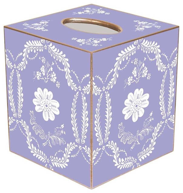 TB800 - Lavender Provencial Tissue Box Cover - Traditional - Tissue Box ...