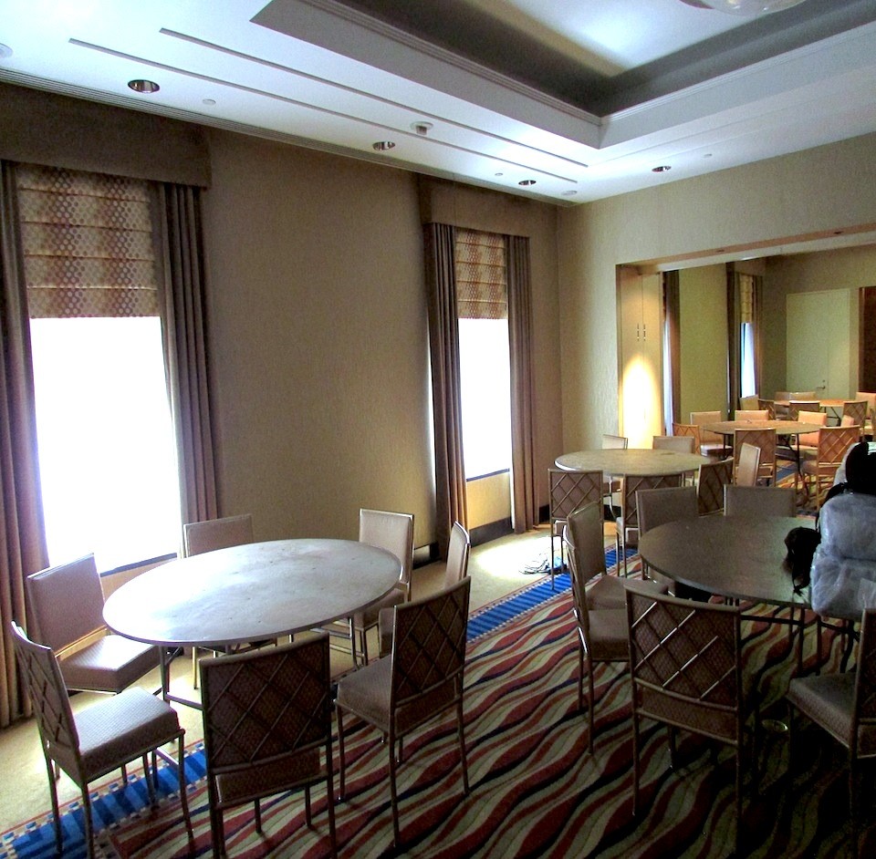 Millennium Broadway conference room drapes & roman shades - Modern ...