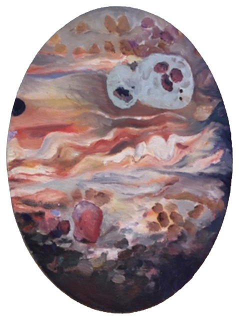 Floating Forms Print on Canvas, 12x12 - Contemporary - Prints And ...