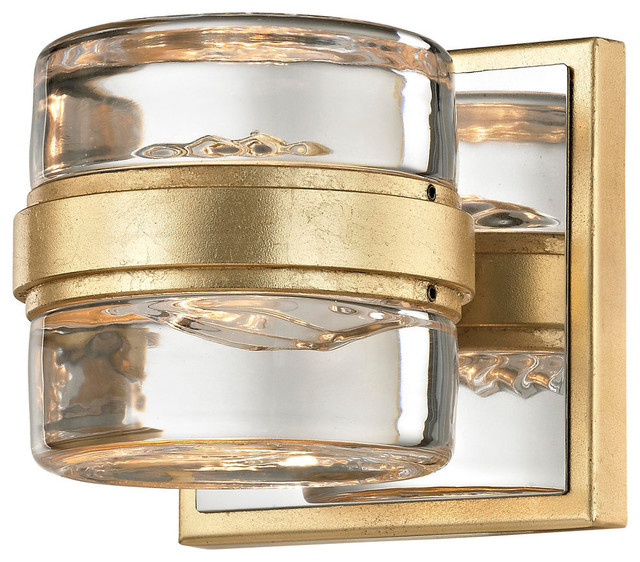 Splash LED Bath Wall Sconce, 4" Width - Contemporary - Bathroom Vanity ...