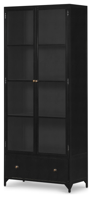 Shadow Box Cabinet-Black - Industrial - China Cabinets And Hutches - by ...