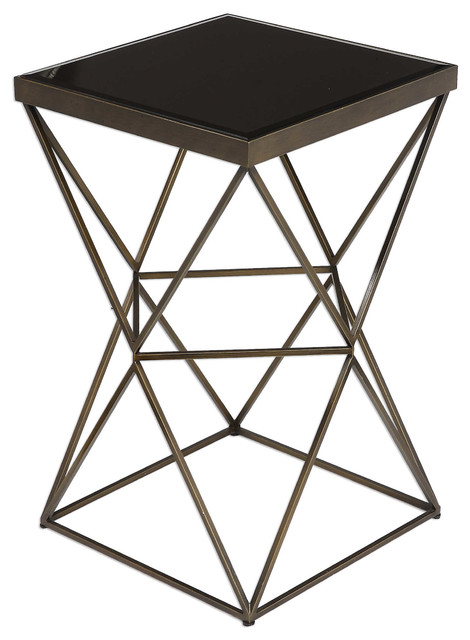 Uttermost Uberto Caged Frame Accent Table - Contemporary - Side Tables ...