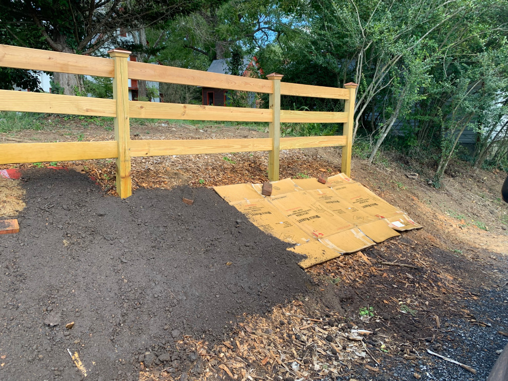 How to landscape a hill