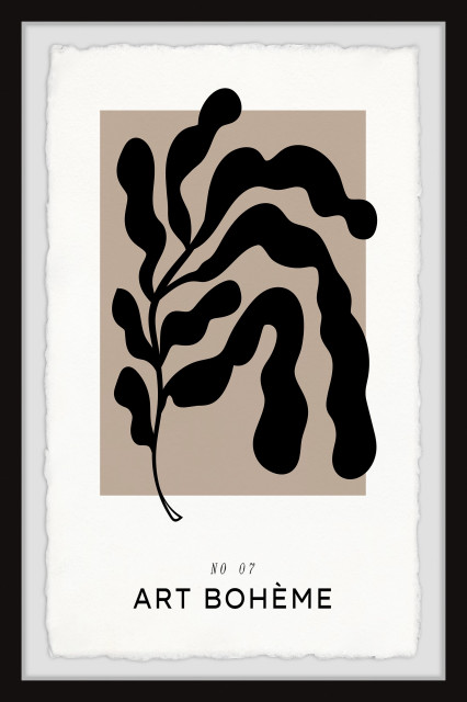 "No 07 Art Boheme" Framed Painting Print, 30x45 - Beach Style - Prints ...