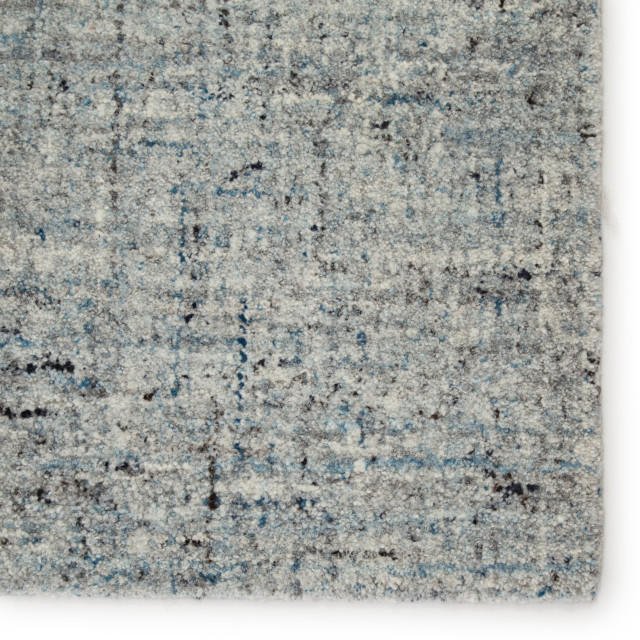 Jaipur Living Macklin Handmade Solid Light Blue/ Gray Area Rug, 5'X8 ...