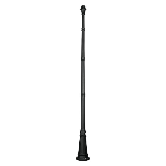 Textured Black 0 Outdoor Lamp Post - Traditional - Lighting Hardware ...