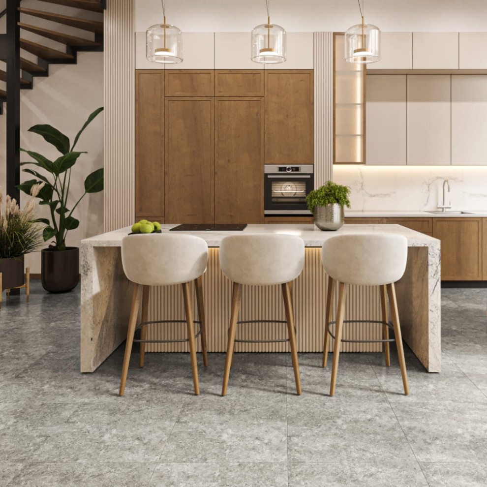 Midas Porcelain Grey Tiles - Gloss, Rectified - Kitchen - Other - by ...