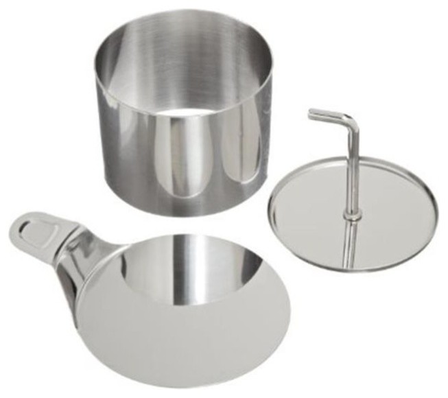 Cook Pro Stainless 3 Piece Mold Set Includes Heart Circle ...