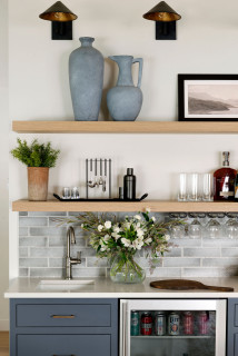 W. Point Remodel - Beach Style - Home Bar - Minneapolis - by Tays & Co ...