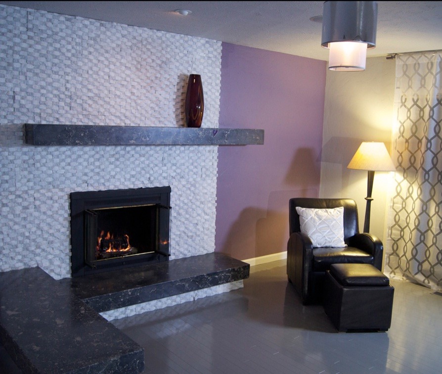 8 Artfully Asymmetrical Fireplaces