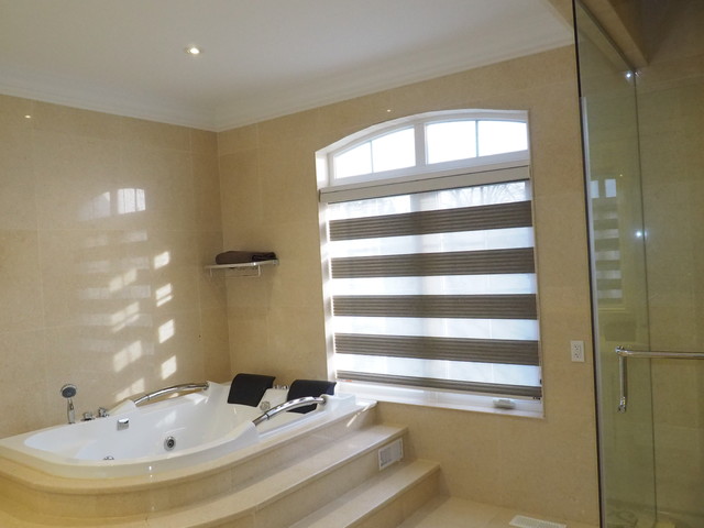 Washroom Windows - Contemporary - Bathroom - Toronto - by Trendy Blinds ...
