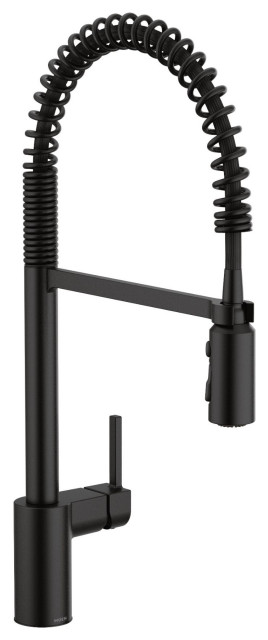 Moen One-Handle Pulldown Kitchen Faucet Matte Black, 5923BL ...