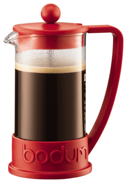 Bodum Brazil Red 3 Cup French Press Coffee Maker - Transitional ...