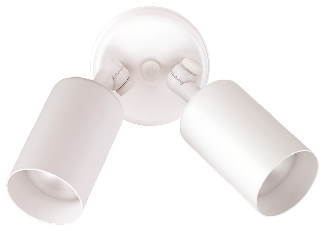 150-Watt Double Cylinder Adjustable Security Flood Light - Transitional ...