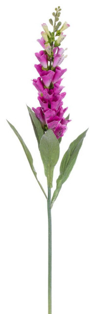 Vickerman 36" Artificial Fuchsia Foxglove Stem, 36" - Artificial Flower ...