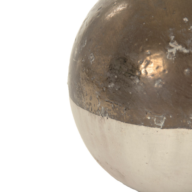 Gilded Pottery, Small, Spherical - Farmhouse - Decorative Objects And ...