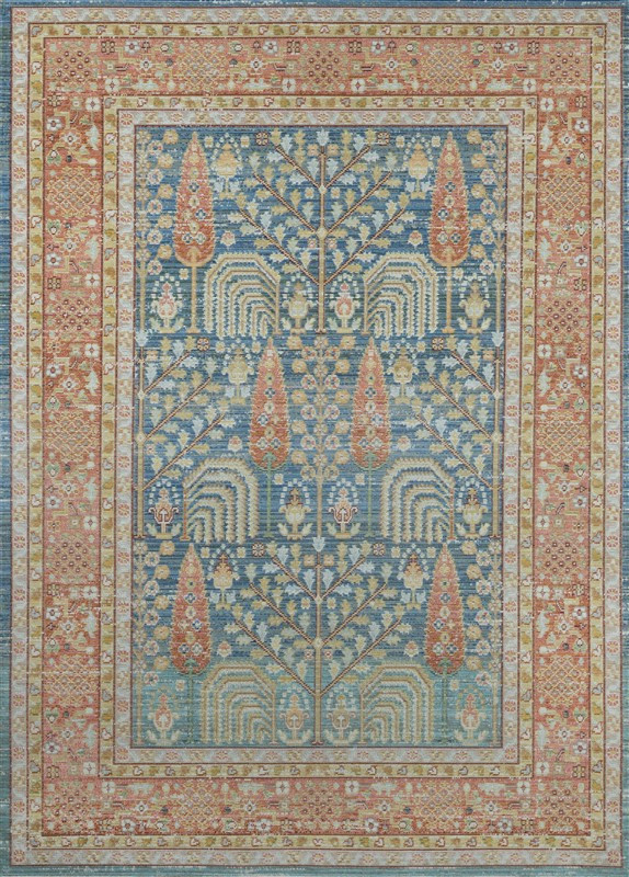 Momeni Isabella ISA-8 Traditional Blue Area Rug, 9'3"x11'10 ...