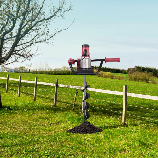 1500W Electric Post Hole Digger Earth Auger Drill Plant Soil Powerhead ...