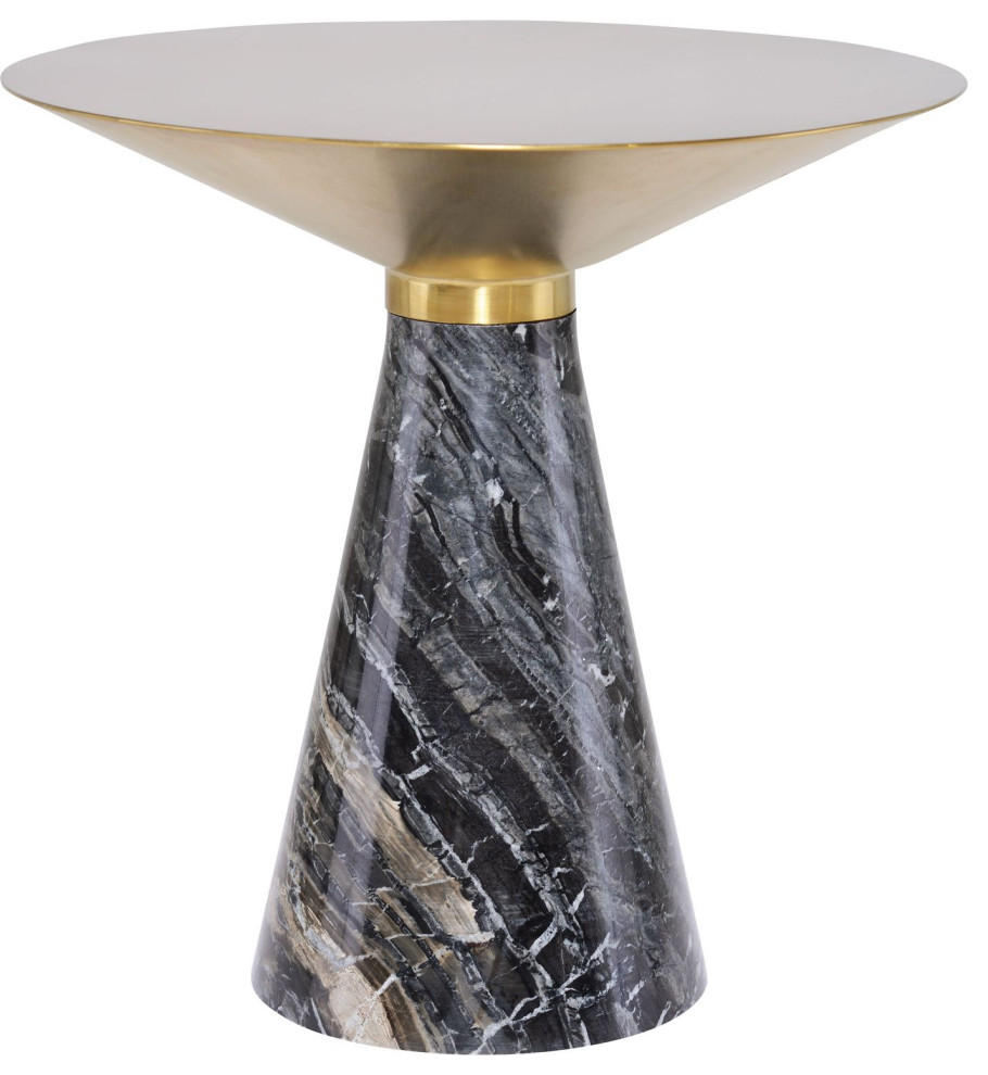 Nuevo Furniture Iris Side Table, Black Base - Contemporary - Side Tables And End Tables - by ...