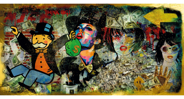 Monopoly Man Plexiglass Artwork | Andrew Martin Think Big, Small ...