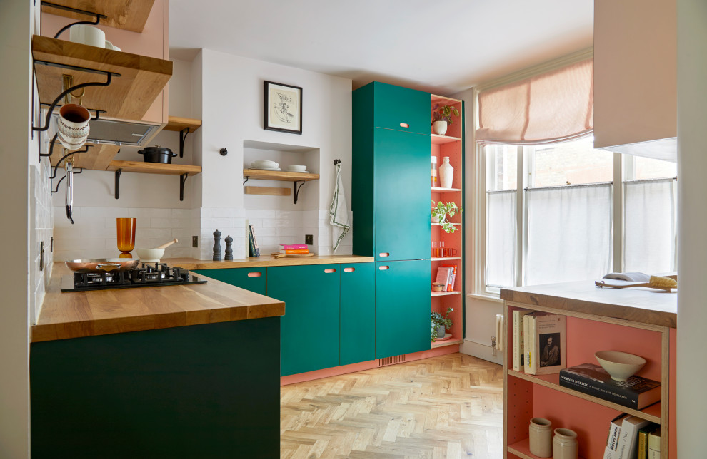 Modern colourful kitchen in South London - Modern - Kitchen - London ...