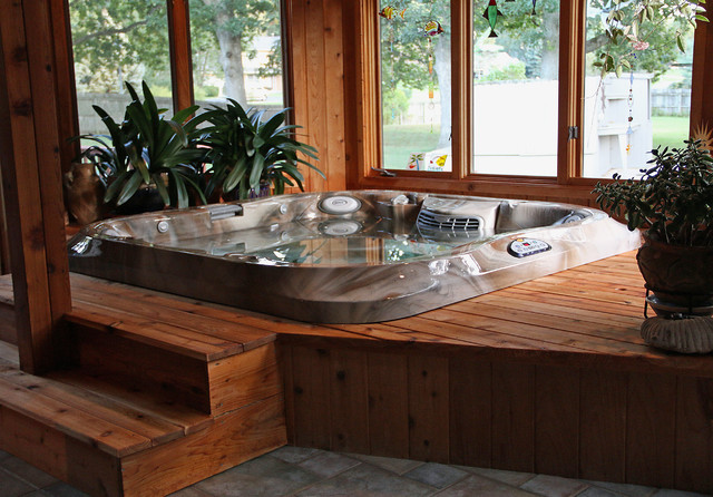 Hot Tub Room Addition - Contemporary - Sunroom - grand rapids - by ...