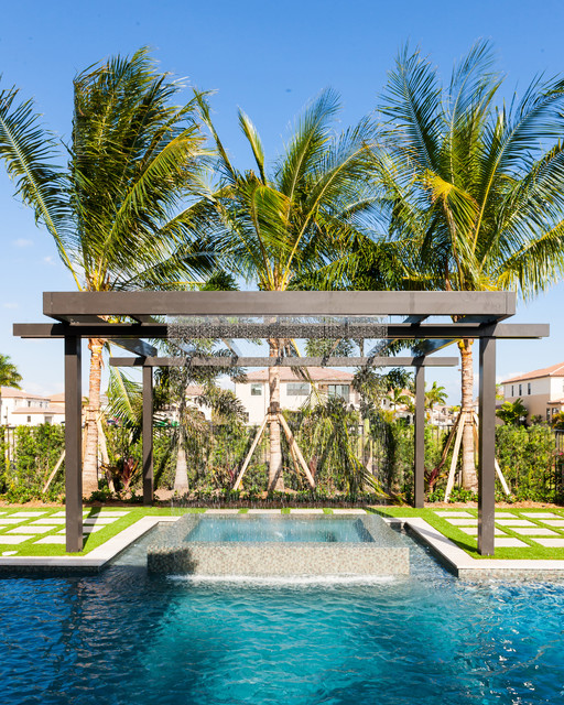 Trellis / Pergolas - Contemporary - Pool - Miami - by Coastal Screen ...