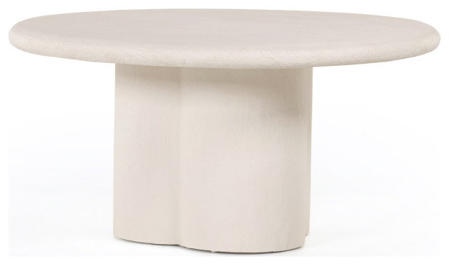 Grano Dining Table-Plaster Molded Concte - Transitional - Dining Tables ...