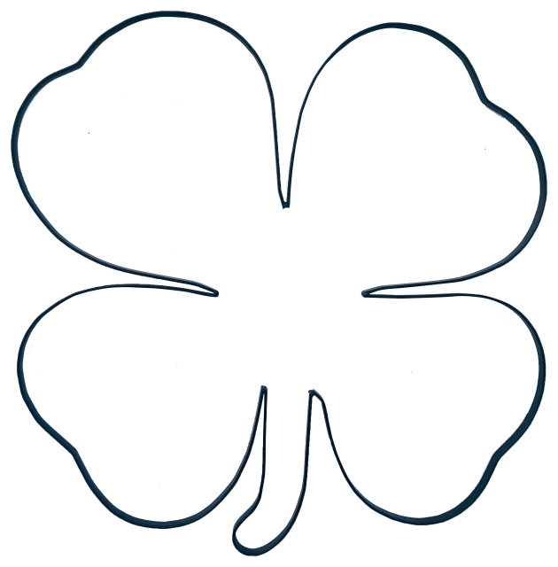 Metal Clover Leaf Wall Decor and Sculpture - Contemporary - Outdoor ...