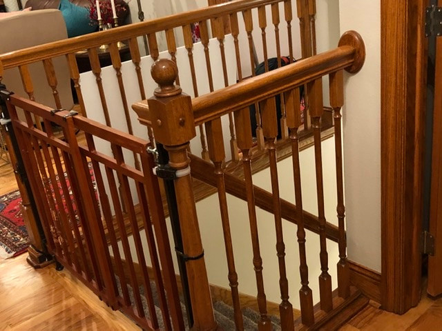 Replacing traditional wood balusters with iron balusters