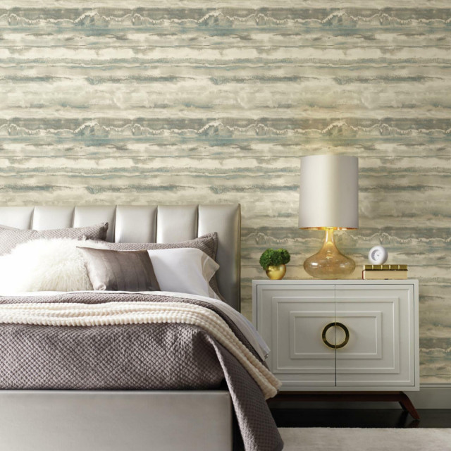 High Tide Peel and Stick Wallpaper - Contemporary - Wall Decals - by ...