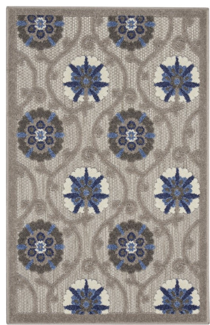 Nourison ALOHA Contemporary Rugs ALH19, 2'8"x4' - Contemporary ...