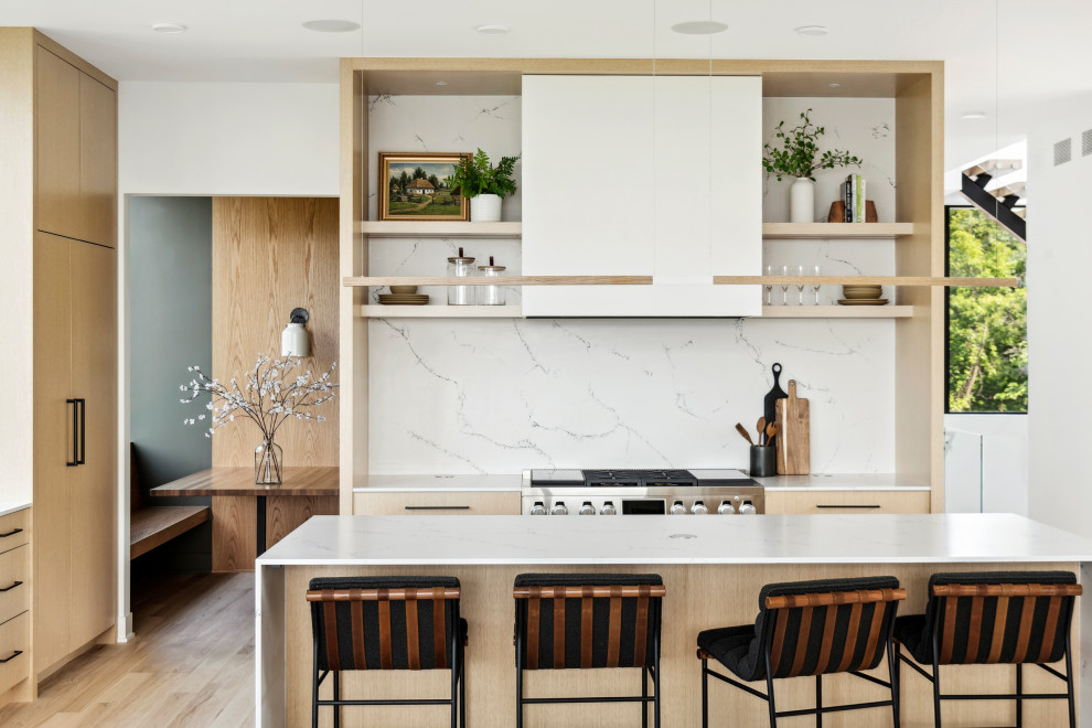 Mississippi River Valley Residence - Contemporary - Kitchen ...